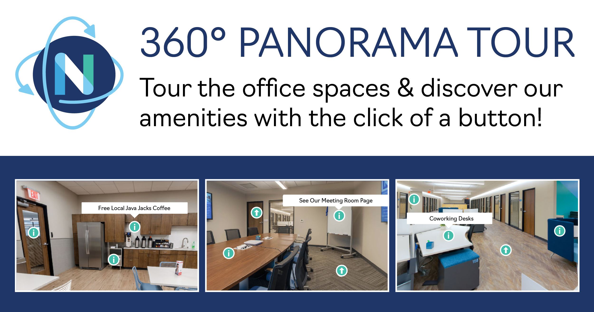 Office Space 360 Panorama Tour of Offices for Rent | NacSpace ...